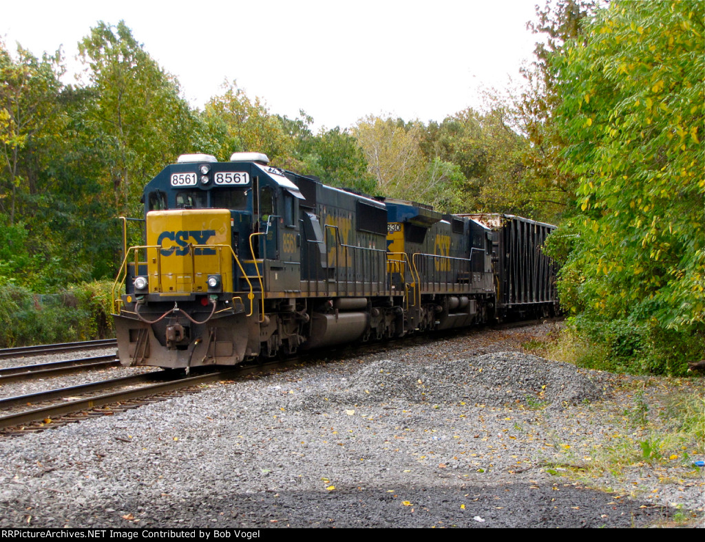 CSX 8561 and 7630